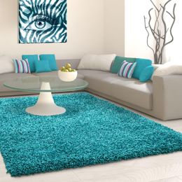 Hochflor-Teppich, B:200cm H:30mm L:290cm, blau, Ayyildiz Teppiche, Kunstfaser, Teppiche, "Life Shaggy 1500 , auch als L&auml;ufer und in Rund erh&auml;ltlich",
