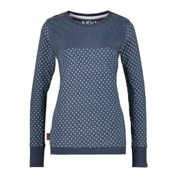 alife and kickin ALIFE & KICKIN Damen Langarmshirt, blau, Gr. XS, 95% Baumwolle, 5% Elasthan, Shirts