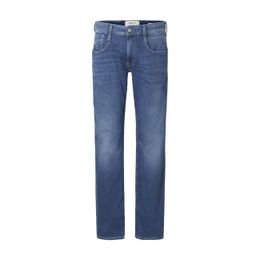 Replay Herren Slim-fit-Jeans "Replay ANBASS", blau, Gr. 32, unifarben, 99% Baumwolle, 1% Elasthan, Jeans