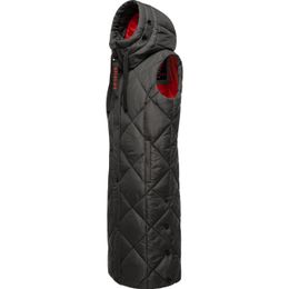Navahoo Damen Steppweste "Schnuckel", grau, Gr. XS, Oberstoff: 100% Polyester. Futter: 100% Polyester. Wattierung: 100% Polyester, Westen, warme