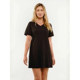 Damen Jerseykleid "Libert&eacute; Essentiel Dress ALMA", schwarz, Gr. XL, LIBERT&Eacute; ESSENTIEL, Obermaterial: 90% Polyester, 10% Elasthan, Kleider