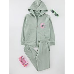 Trendyol Jogginganzug M&auml;dchen Gr&ouml;&szlig;e 98/104 mint / pink / rosa / schwarz