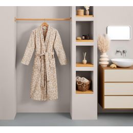 Unisex-Bademantel OTTO HOME, L:120cmsand, natur, Walkfrottee, Hausm&auml;ntel, "Anna Leo, ideal f&uuml;r Sauna & Spa, Hotelbademantel, Morgenmantel", f&uuml;r Damen