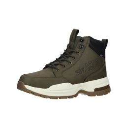 Damen Schn&uuml;rstiefelette "Dockers by Gerli Stiefelette Lederimitat", Dockers by Gerli, Gr. 44khaki, Lederimitat, Schuhe
