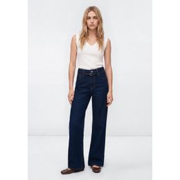 Mavi Damen Weite Jeans "MALIBU W/Belt", blau, Gr. 29, 99% Baumwolle, 1% Elastan, Jeans, Loose Wide Leg Jeans