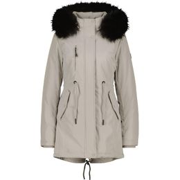 alife and kickin ALIFE & KICKIN Damen Winterjacke "Damen KierseyAK A Winterjacke, gef&uuml;tterte Jacke", beige, Gr. L, 100% Polyester, Jacken, Kurzer Mantel mit weichem