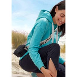 ELBSAND Damen Umh&auml;ngetasche, Schwarz, Handtaschen, Material: Textil