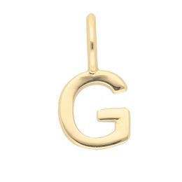 Adelia&acute;s ADELIA ́S Damen Buchstabenanh&auml;nger "Buchstabenanh&auml;nger G 333 Gold ( 8K )", G, Gold, gold, Gold, Schmuckanh&auml;nger, Goldanh&auml;nger Buchstabe G