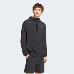 Herren Kapuzensweatshirt "TECH ESS TT", schwarz, Gr. M, adidas originals, Obermaterial: 87% Polyester, 13% Elasthan, Sweatshirts