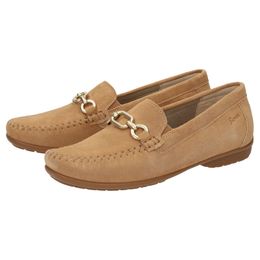 Sioux Damen Slipper "Cortizia-737-H-SC", Gr. 36, braun, Obermaterial: 100% Ziegenveloursleder GOVL. 100% Gummi rubber., Schuhe