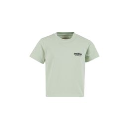 M&auml;dchen T-Shirt "Another Cotton Lab Almost Home Oversized T-Shirt", gr&uuml;n, Gr. 122, ANOTHER COTTON LAB, bedruckt, 100% Baumwolle, Shirts