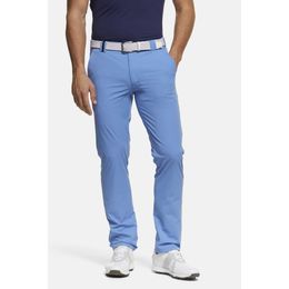 MEYER Herren Chinos "Augusta", blau, Gr. 33, unifarben, 88% Polyamid, 12% Elasthan, Hosen, High Performance 4-Way-Stretch, aus der Golf Serie
