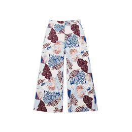 Gisela Pants female size 36 Blue / Red / Off white