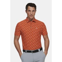 MEYER Herren T-Shirt "Phil", orange, Gr. S, bedruckt, 90% Polyamid, 10% Elasthan, Shirts, mit UV-Schutz, atmungsaktiv, pflegeleicht
