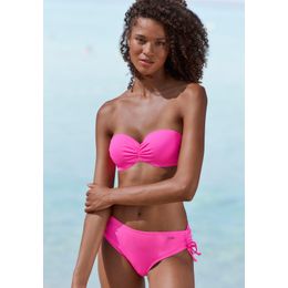 Venice Beach Damen Bikini-Slip, Rosa, Gr. 40, Bikinihosen, Material: Polyamid