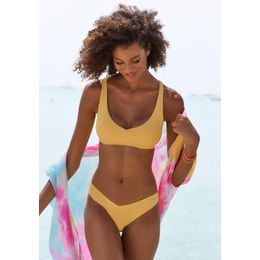 Venice Beach Damen Bikini-Hose, Gelb, Gr. 36, Bikinihosen, Material: Polyamid