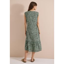 Cecil Damen Midikleid, gr&uuml;n, Gr. XXL, Paisley, Stoff, 100% Viskose, Kleider, mit Paisleymuster