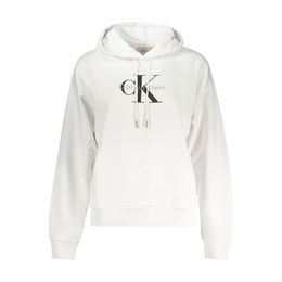 Calvin Klein Bianco Baumwolle Damen Sweatshirt