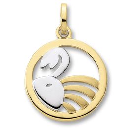 ONE ELEMENT Damen Sternzeichenanh&auml;nger "Krebs Sternzeichen Anh&auml;nger aus 333 Gelbgold", Krebs, Gelbgold 333 Gold, gold, Gelbgold 333, Gold,