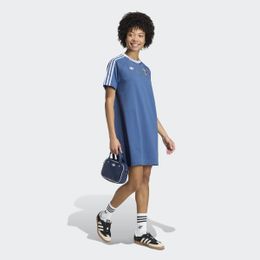 Damen Sweatkleid "ITALIEN ORIGINALS", L, N-Gr, blau, adidas Performance, Obermaterial: 52% Baumwolle, 48% Polyester, Kleider