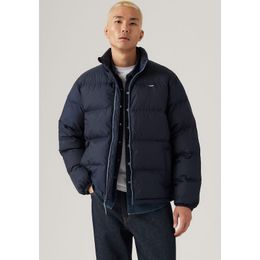 Levi's Levi's Herren Steppjacke &raquo;PIEDMONT SHORT PUFFER&laquo; ohne Kapuze mit Rei&szlig;verschluss und Stehkragen blau L