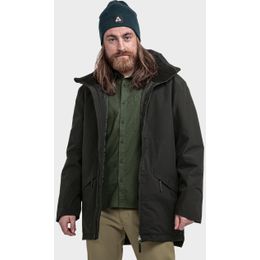 Sch&ouml;ffel SCH&Ouml;FFEL Herren Langjacke "Ins Parka Style Malkay MNS", schwarz, Gr. 48, Oberstoff: Aussenseite: 100% Polyester. (Membran: Thermoplastisches
