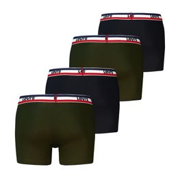 Levi's LEVI'S Herren Boxershorts "LEVIS MEN REPEAT SPW LOGO BOXER BRIEF", Gr. Mkhaki, schwarz, Single Jersey, Obermaterial: 95% Baumwolle, 5% Elasthan,