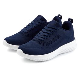 H.I.S. H.I.S Herren Sneaker "Schn&uuml;rschuh, Halbschuh, Freizeitschuh, Schn&uuml;rhalbschuh", Gr. 46, blau, Obermaterial: 100% Textilmaterial. Decksohle: 100%