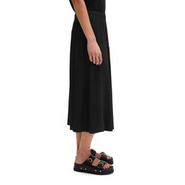 Marc O'Polo MARC O'POLO Damen Webrock "aus edlem Viskose-Twill", schwarz, Gr. 40, unifarben, Obermaterial: 100% Viskose, R&ouml;cke