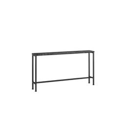 sobuy Konsolentisch F&uuml;r Den Flur Mit Robustem Design Schwarz 120x20x65cm Modern