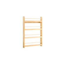 sobuy Kinderregal mit 3 F&auml;chern Holzfarbe 80x12x118cm Funktional