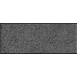 Fu&szlig;matte, B:75cm H:9mm L:190cm, grau, wash+dry by Kleen-Tex, Kunstfaser, Au&szlig;enbereich, Teppiche, "Original Uni, Schmutzfangteppich", Schmutzmatte,