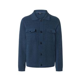 Maerz Muenchen Herren Strickjacke "Maerz Muenchen 544000 Strickjacke Herren Bekleidung", blau, Gr. 50, 100% Baumwolle, Strickjacken