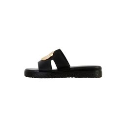 Divine Factory Sandalen zum Hineinschl&uuml;pfen Schwarz | Gr.: 39