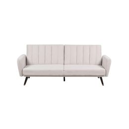 Beliani Schlafsofa VIMMERBY in Beige - (W) 212 x (H) 90 x (L) 80 cm | Gr.: onesize