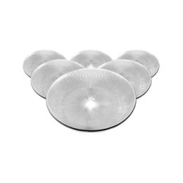 Ritzenhoff & Breker Ritzenhoff & Breker 6er Set Servierteller Unico &oslash; 31 cm transparent in transparent | Gr.: onesize