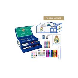 Real Madrid Schreibwarenset im Koffer Schule Fanartikel | Gr.: onesize