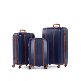 FERG&Eacute; FERG&Eacute; Kofferset Hartschale 3-teilig Hartschale 3 teilig Koffer Set MILANO in blau | Gr.: onesize