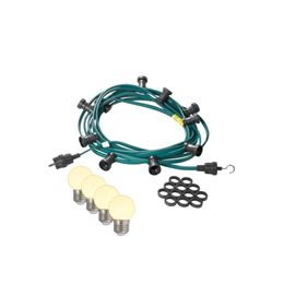 SPICELITE Garten Party Lichterkette Illu f&uuml;r Au&szlig;en 30x LED Kugellampen 30m gr&uuml;n | Gr.: onesize