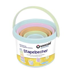 Spielstabil Stapelbecher-Set pastell 5-teilig - ab 1 Jahr | Gr.: onesize
