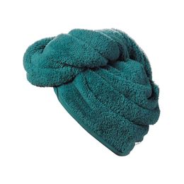 Erwin M&uuml;ller Erwin M&uuml;ller Frottier Turban in petrol | Gr.: onesize