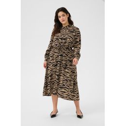 Kaffe curve Kleid KColivia Regular fit in Black Deep/Nomad Print | Gr.: 46