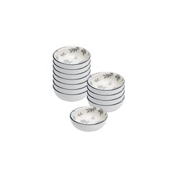 Ritzenhoff & Breker Ritzenhoff & Breker 12er Set Dipschalen Sendai Blume &oslash; 8 cm grau in grau | Gr.: onesize