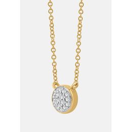 Diamant Exquis Halskette aus 375 Gelbgold mit Diamant | Gr.: onesize