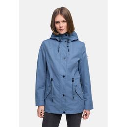 Marikoo Damen Outdoorjacke "Bonbonparty", blau, Gr. M, Obermaterial: 100% Polyester. Futter: 100% Polyester. Wattierung: 100% Polyester. &Auml;rmelfutter: