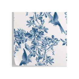 WALLPAPERS4BEGINNERS Tapete Bukolisch in Blau - (W) 200 &times; (L) 280 cm | Gr.: onesize
