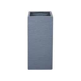Beliani Outdoor Blumentopf DION in Grau - (W) 26 x (H) 61 x (L) 26 cm | Gr.: onesize