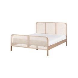 Beliani Doppelbett GONFARON in Braun - (W) 166 x (H) 108 x (L) 209 cm | Gr.: onesize