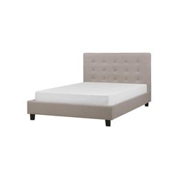 Beliani Doppelbett LA ROCHELLE in Grau - (W) 147 x (H) 109 x (L) 218 cm | Gr.: onesize