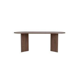 CALICOSY Esstisch CHARLIE in Nussbaum - (W)200 x (H)75 x (L)90 cm | Gr.: onesize